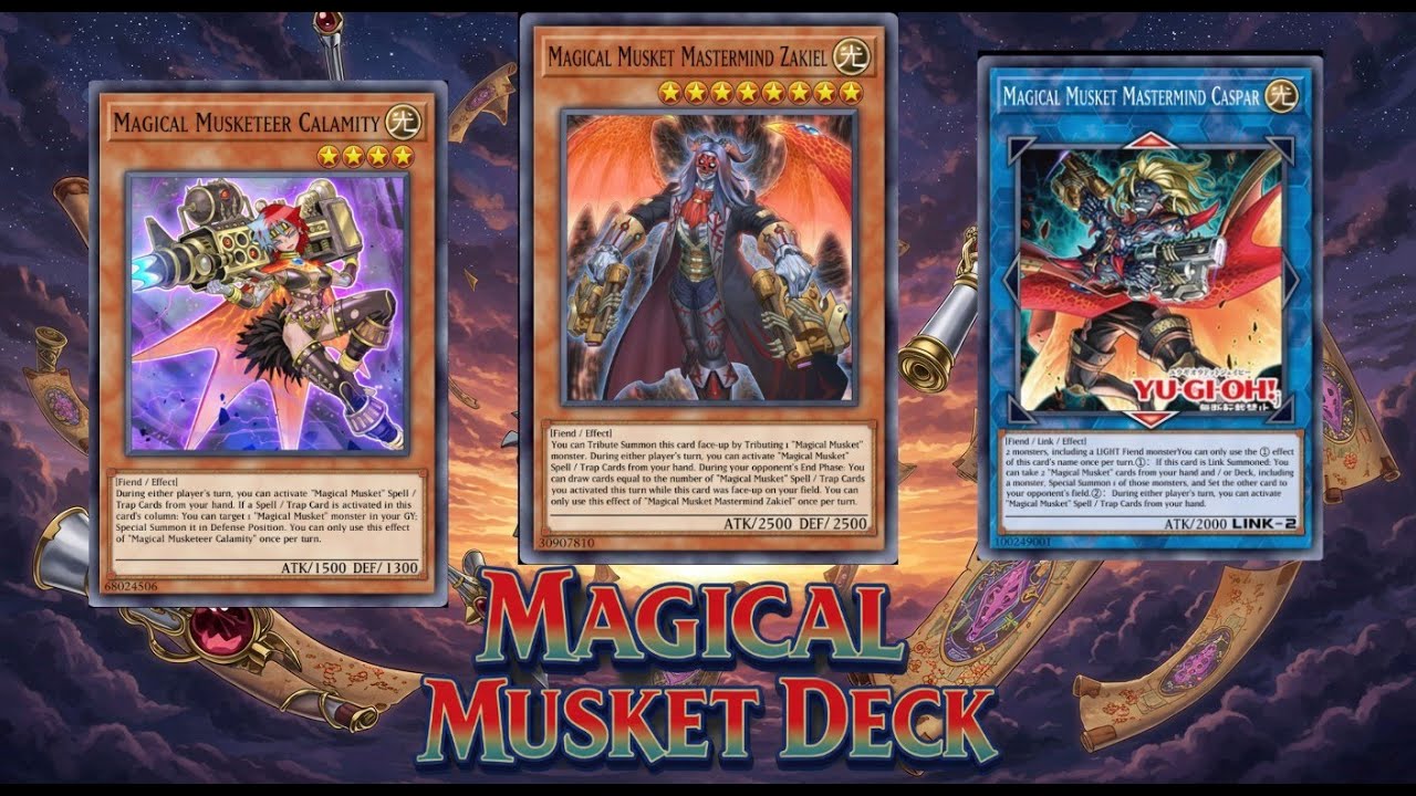 MDPRO3,Magical Musket Deck! 💥 #YuGiOh"Magibullet Demon Caspar ...