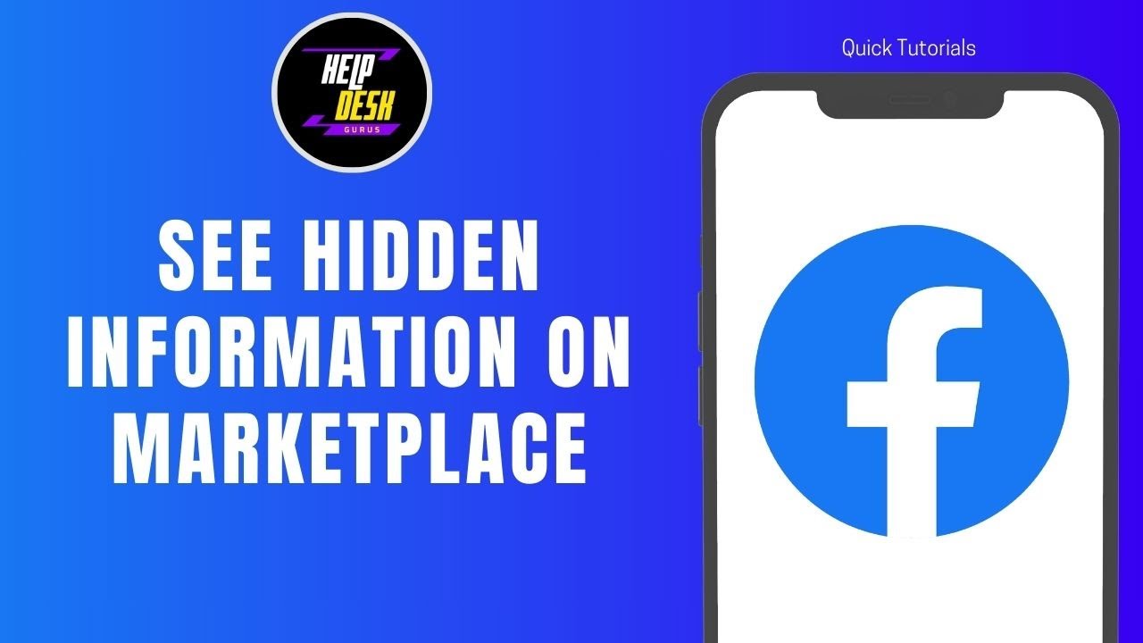 How To See Hidden Information On Facebook Marketplace - YouTube