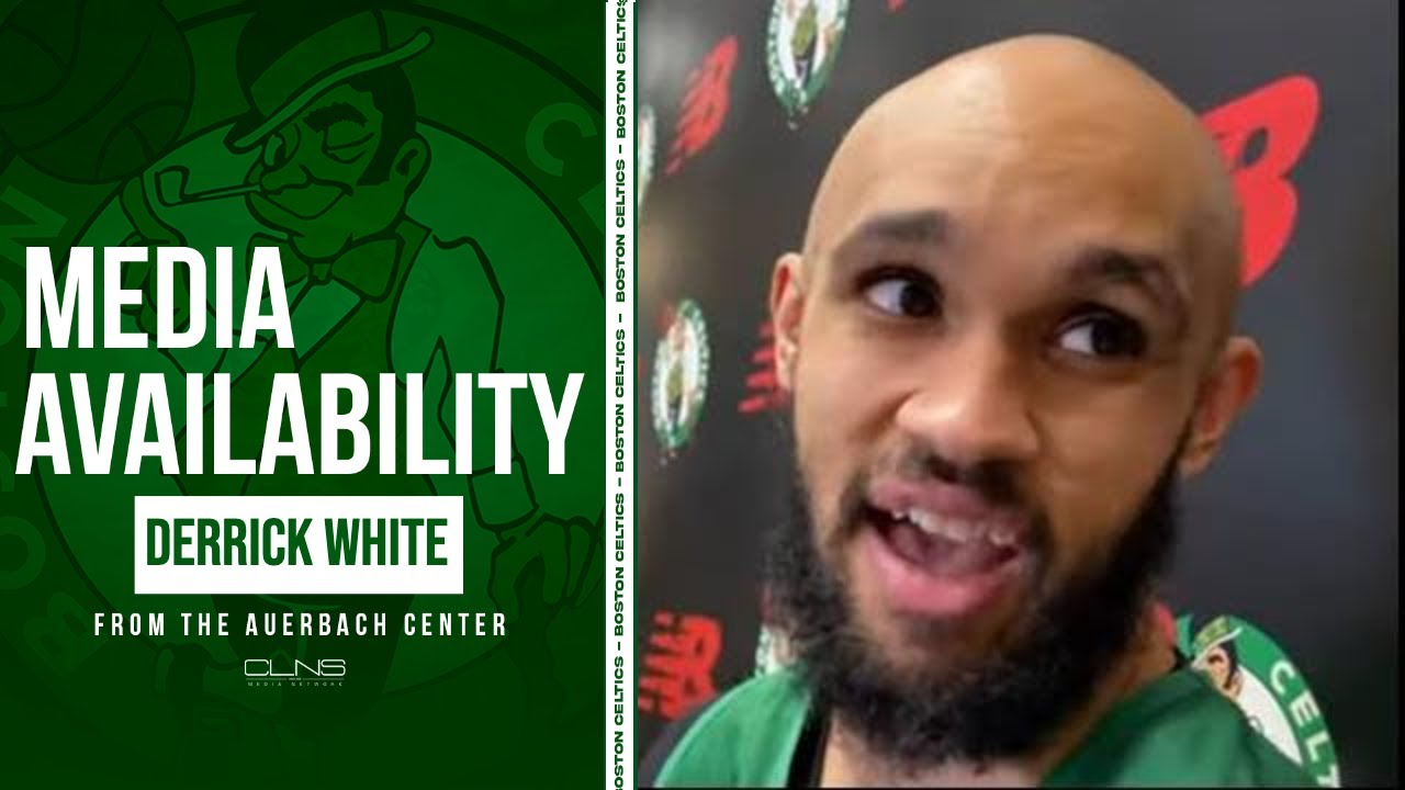 Derrick White Explains Conversation with Blake Griffin About Celtics COMEBACK - YouTube