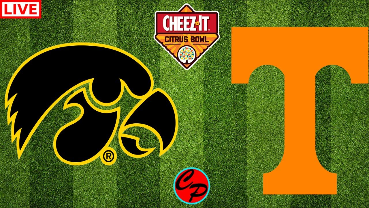 Iowa vs Tennessee CITRUS BOWL LIVE GAME CAST & CHAT - YouTube