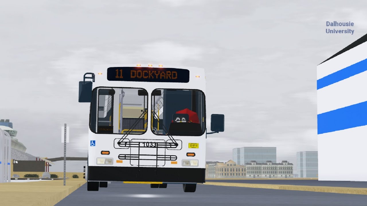 Halifax Transit (Roblox): New Flyer D40LF 1033 on the 11 Dockyards ...