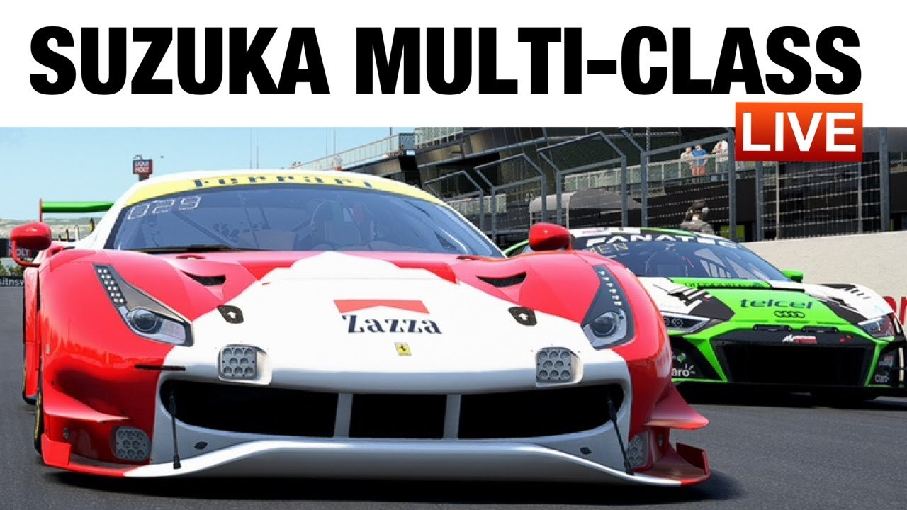 🔴LIVE - SUZUKA MULTI-CLASS RACING on ACC! ASSETTO CORSA COMPETITIONE in ...