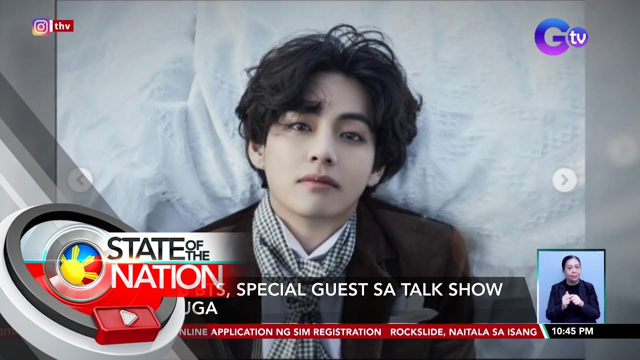 V ng BTS, special guest sa talk show ni Suga | SONA - YouTube