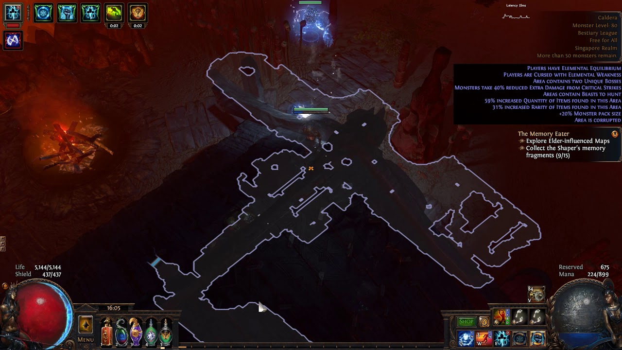Poet's Pen GC/BF Pathfinder (PoE 3.2) Twinned Tier 13 Caldera - YouTube