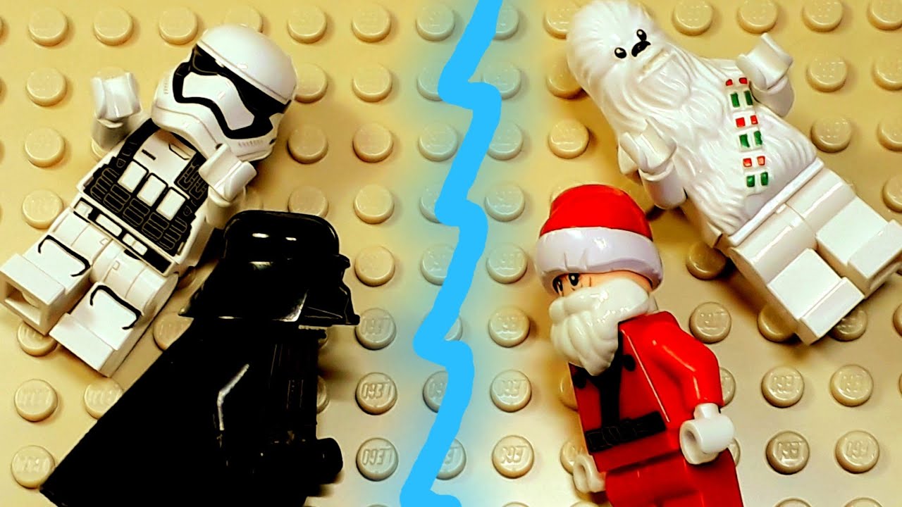 Lego Santa's Vs Darth Vader 2 - YouTube