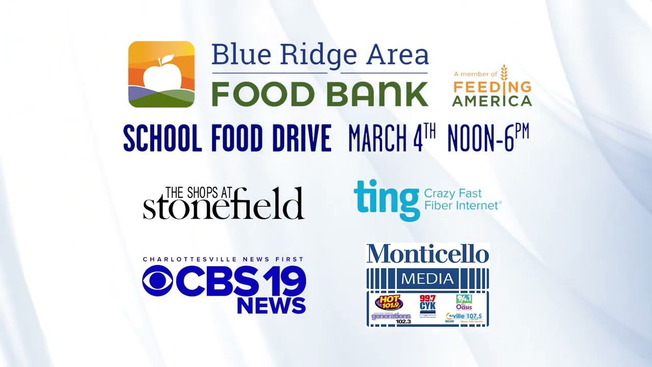 Blue Ridge Area Food Bank School Food Drive - YouTube