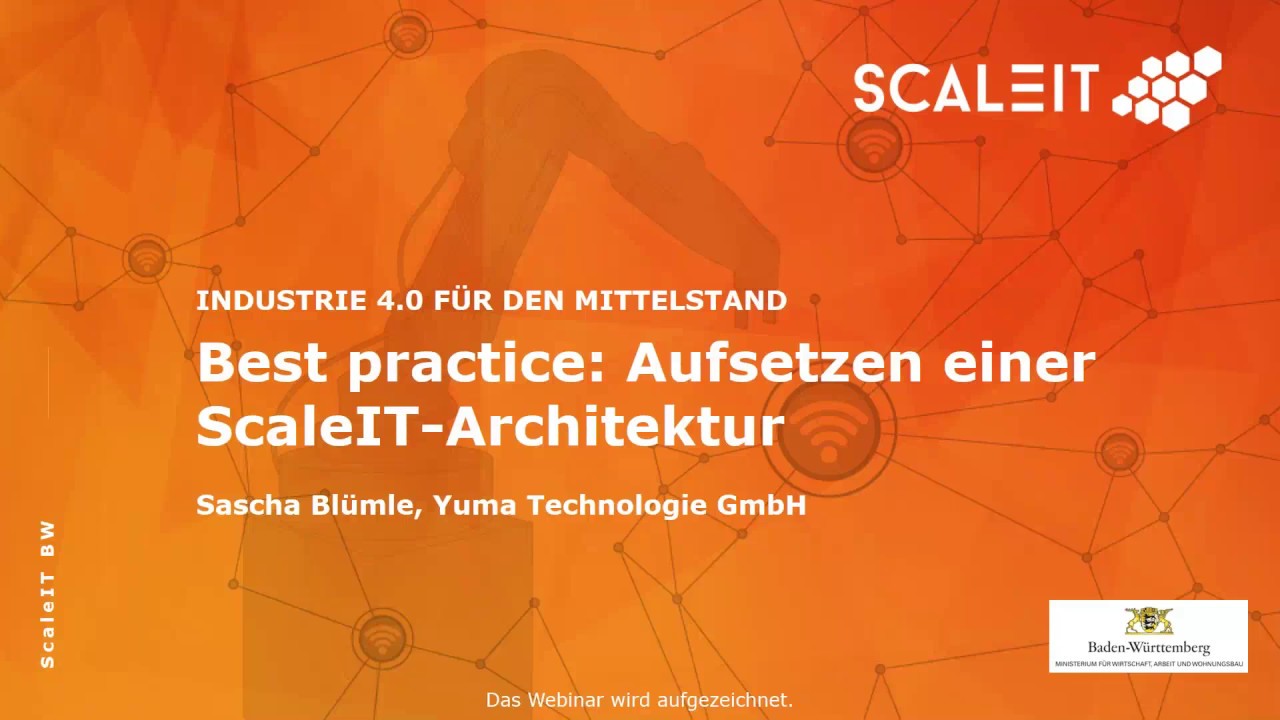 ScaleIT-Webinar: Best practice: Aufsetzen einer ScaleIT-Architektur ...