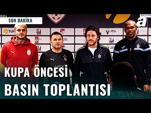 Süper Kupa Öncesi Okan Buruk ve Fatih Tekke'den Ortak Basın Toplantısı | Galatasaray - Trabzonspor