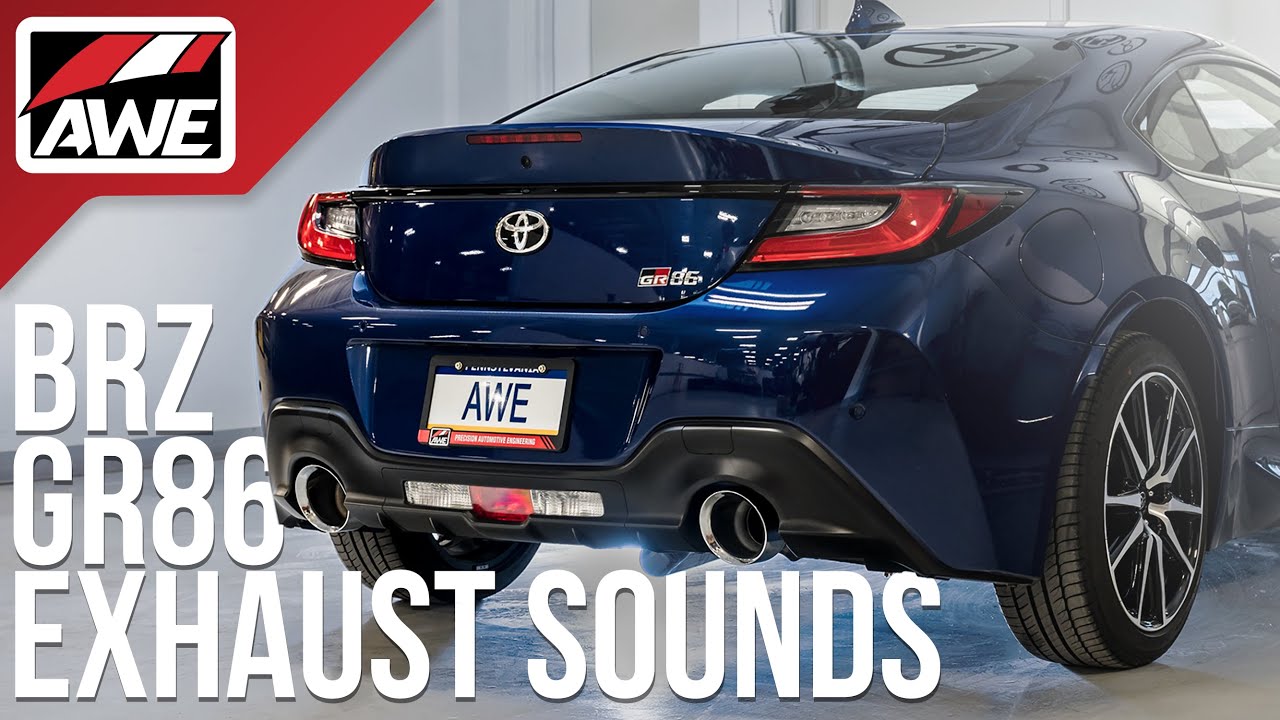 AWE Touring & Track Exhausts for BRZ & 86 - YouTube