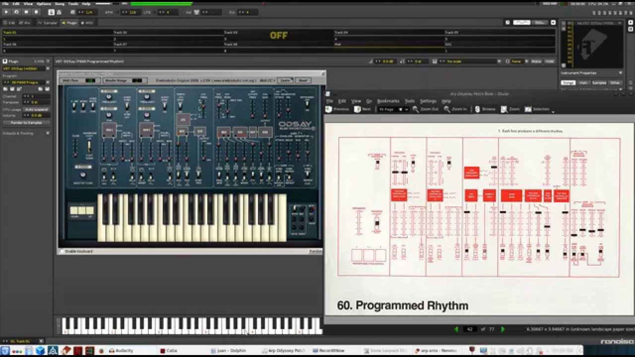 Old Arp Odyssey Patch programmed in Emulator (freeware) - YouTube