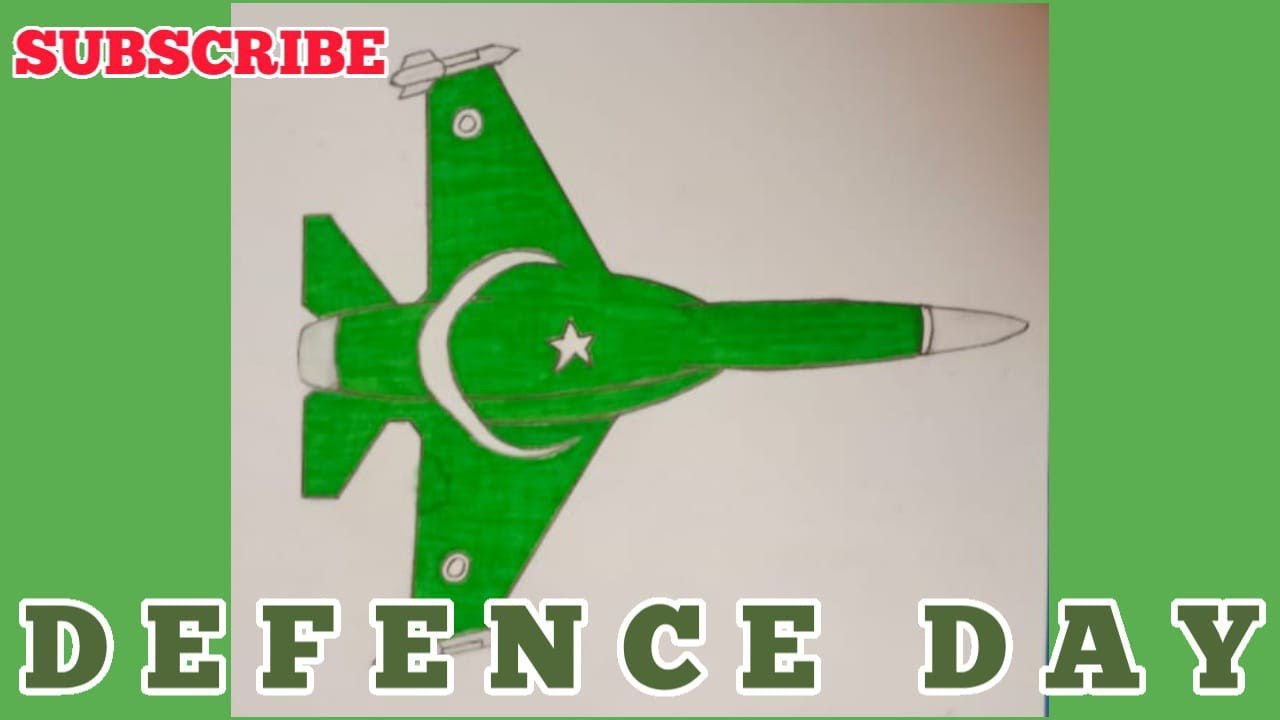 HOW TO DRAW A JET EASY | DEFENCE DAY EASY DRAWING || Iqra Drawing and ...