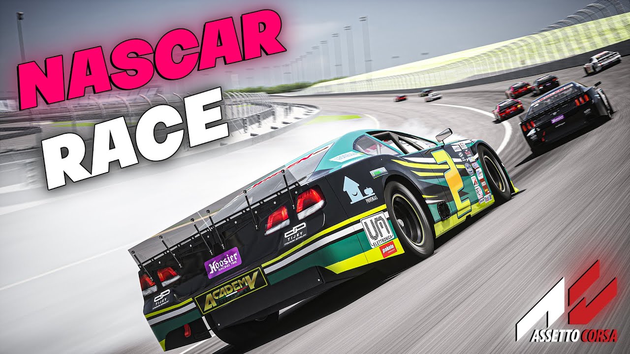 COURSE de NASCAR Avec Les VIEWERS 😅🚗 | Assetto Corsa - YouTube