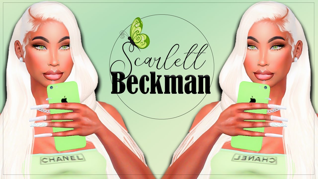 The Sims 4||IG MODEL|| Sim & CC Folder Download - YouTube