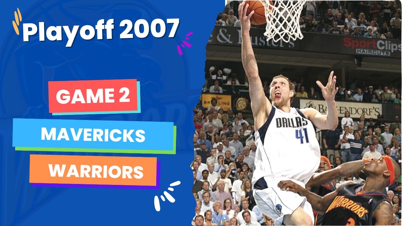 Golden State Warriors vs. Dallas Mavericks, NBA Playoff G2, Full Game ...