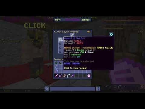 bug report for hypixel skyblock - YouTube