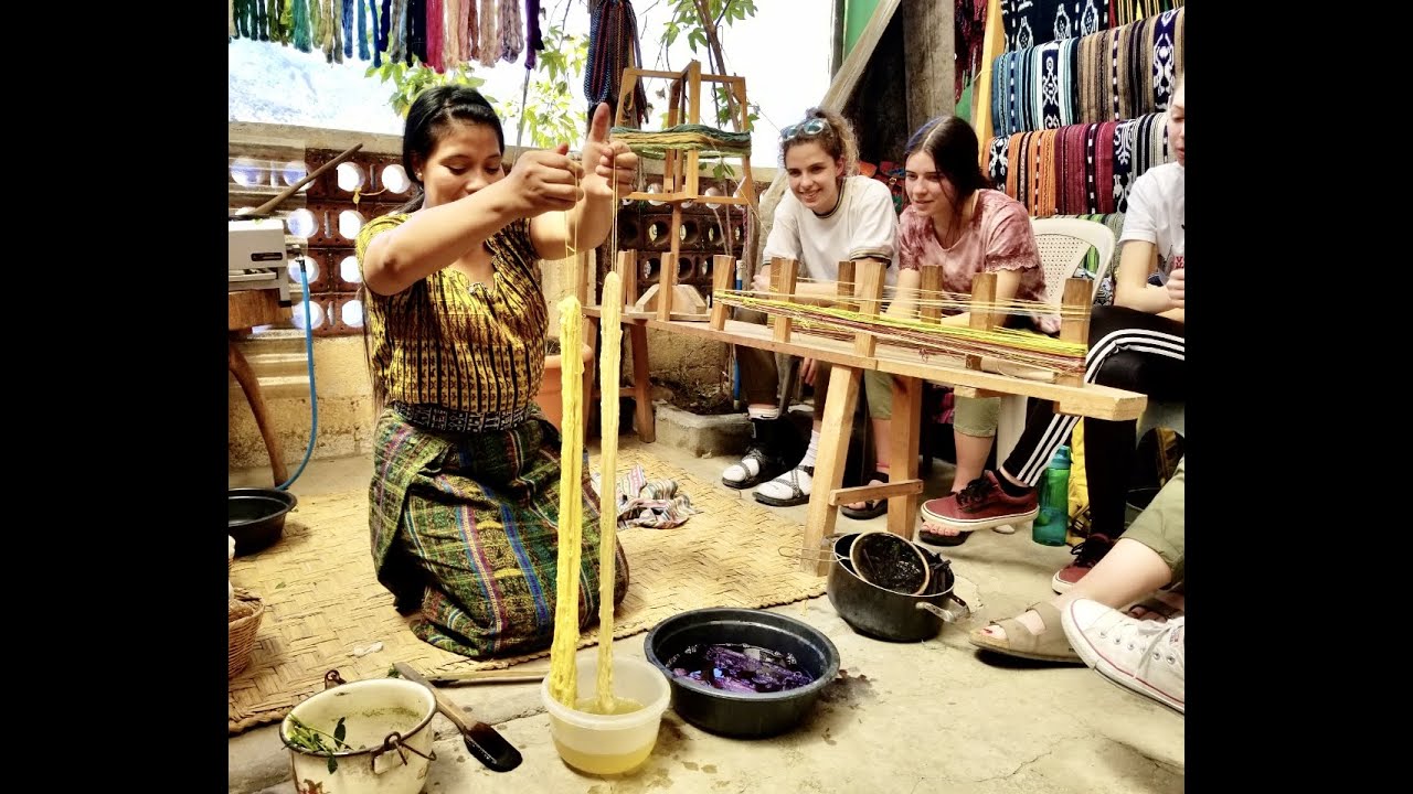 Dyeing thread with natural dyes - YouTube