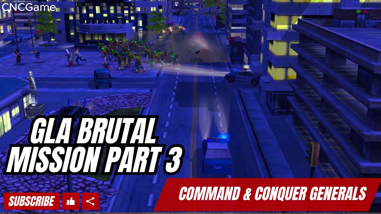Command And Conquer Generals GLA Campaign Mission Brutal Difficulty ...