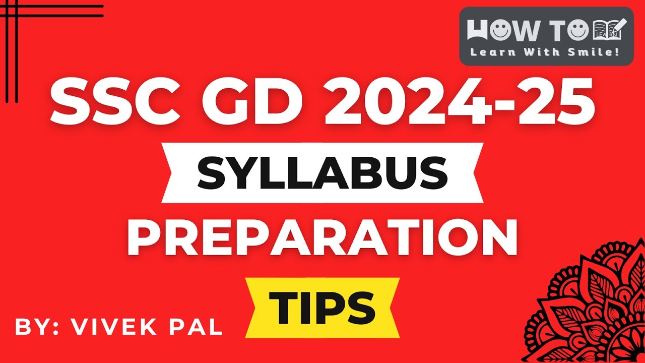 SSC GD Syllabus 2024-25 | SSC GD Vacancy 24-25 | SSC GD Complete Maths ...