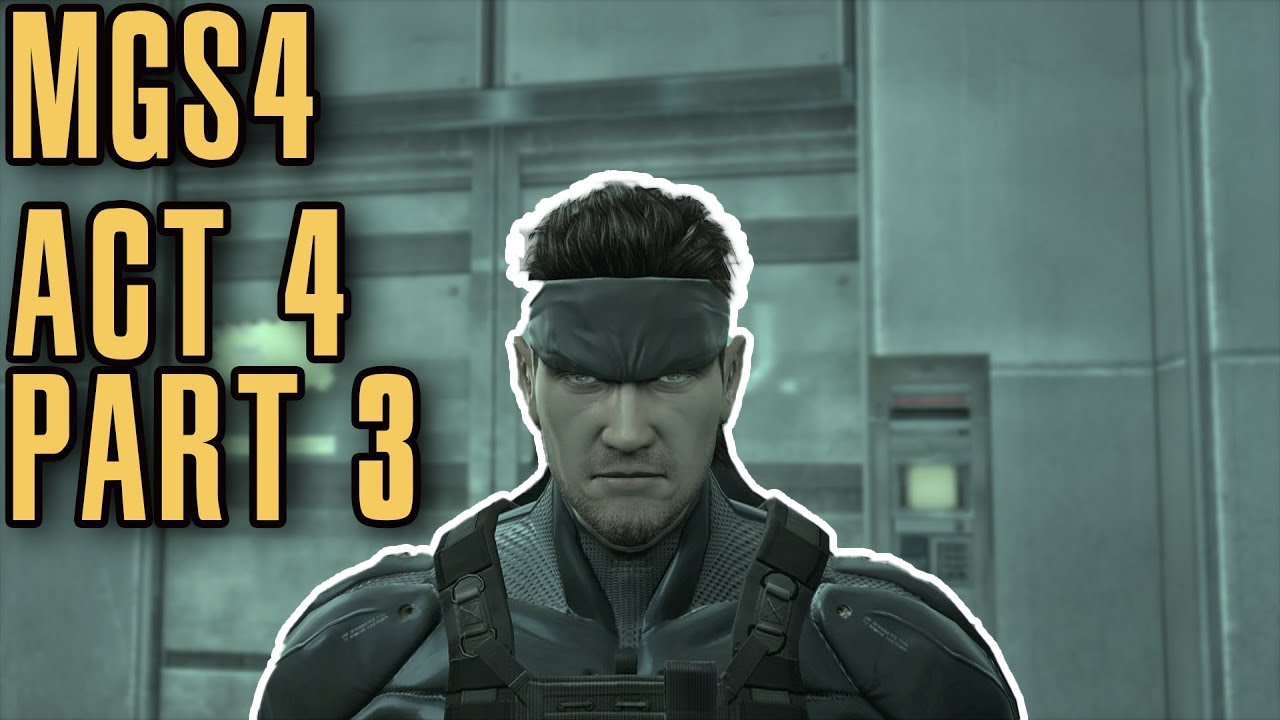 Metal Gear Solid 4 RPCS3 | 4K 60 FPS | ACT 4 PART 3 - YouTube