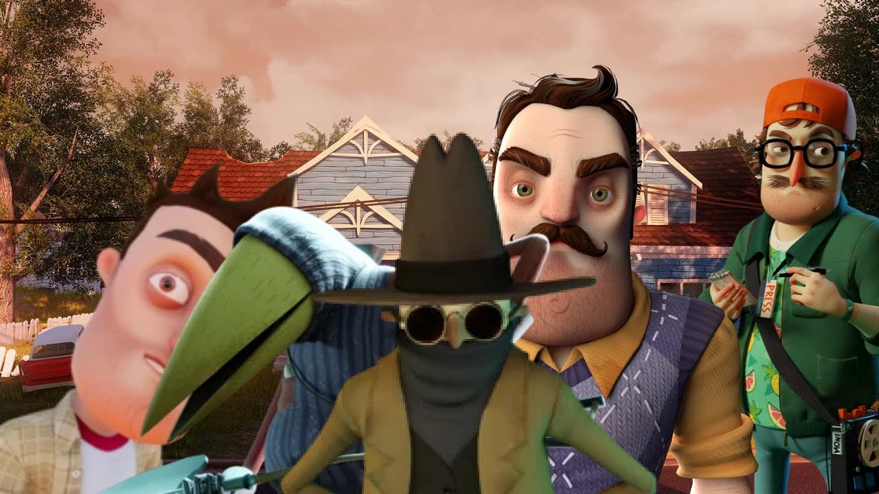 Five more nights Hello Neighbor montage (Song by JT Music) - YouTube