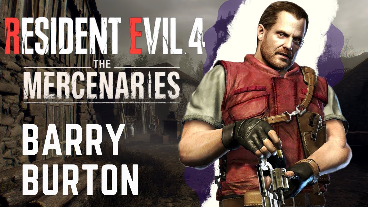 Resident Evil 4 Remake Barry Burton RE4 S++ Mercenaries (Island) - YouTube