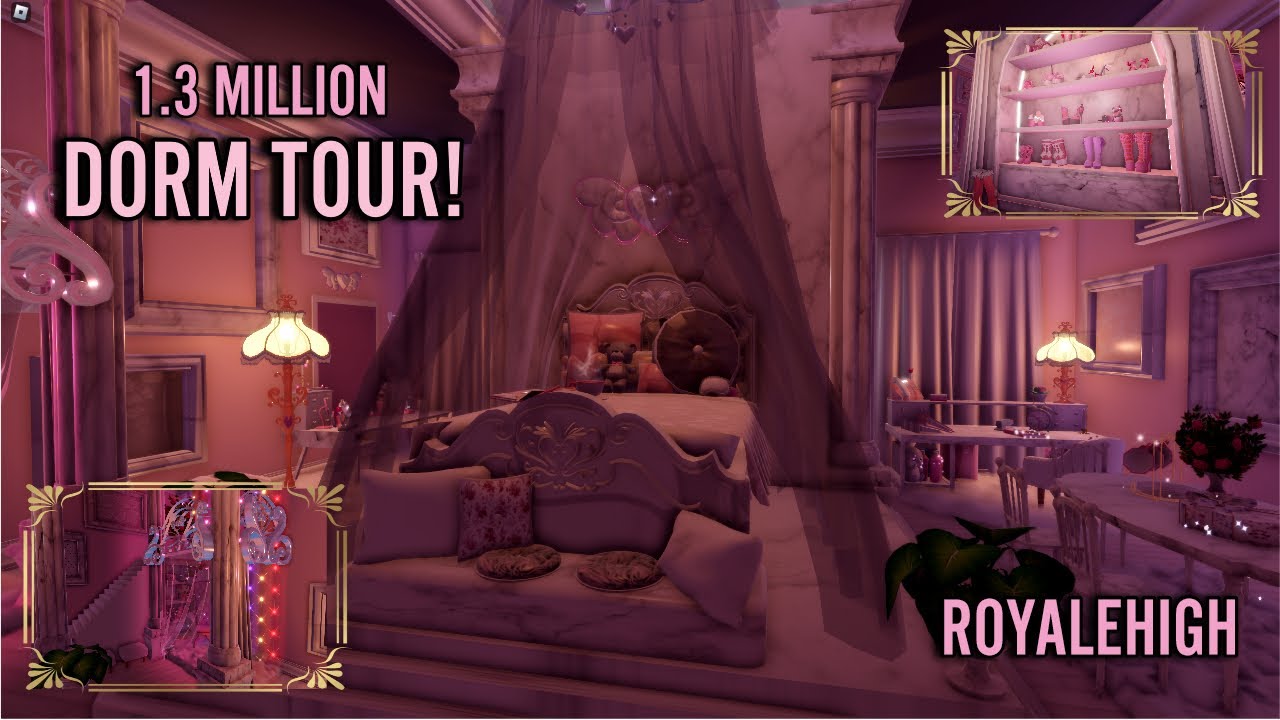 My Royale High 1.3mio diamonds Dorm Tour! Campus 3 Phase 5! - YouTube
