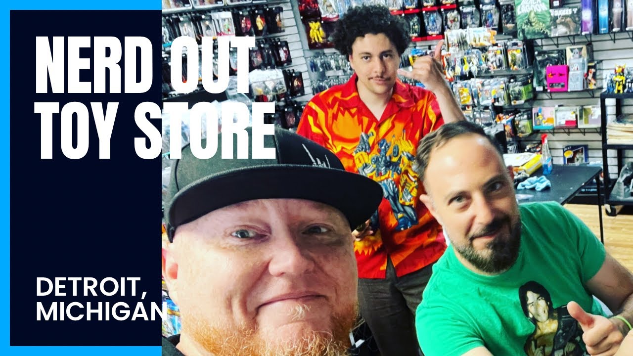 Toy hunting at Nerd Out toy store in Detroit, Michigan! - YouTube