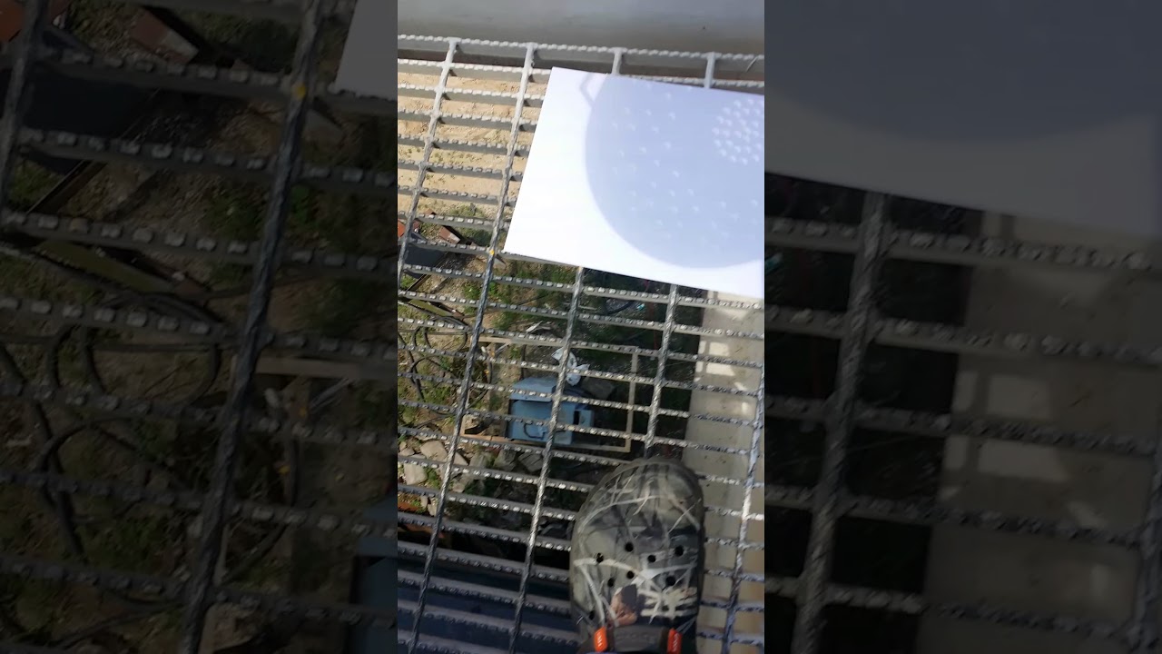 Eclipse through a colander - YouTube