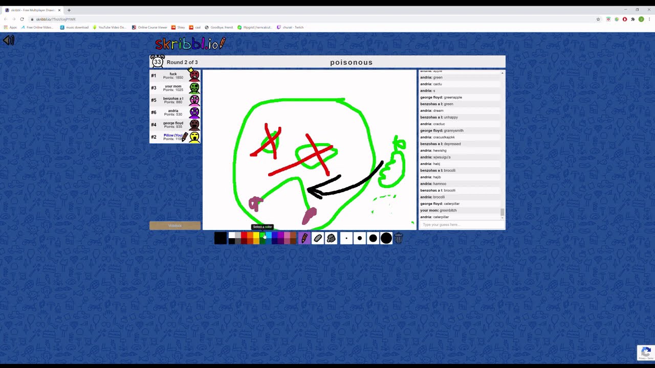 Scribble.io with the boys - YouTube