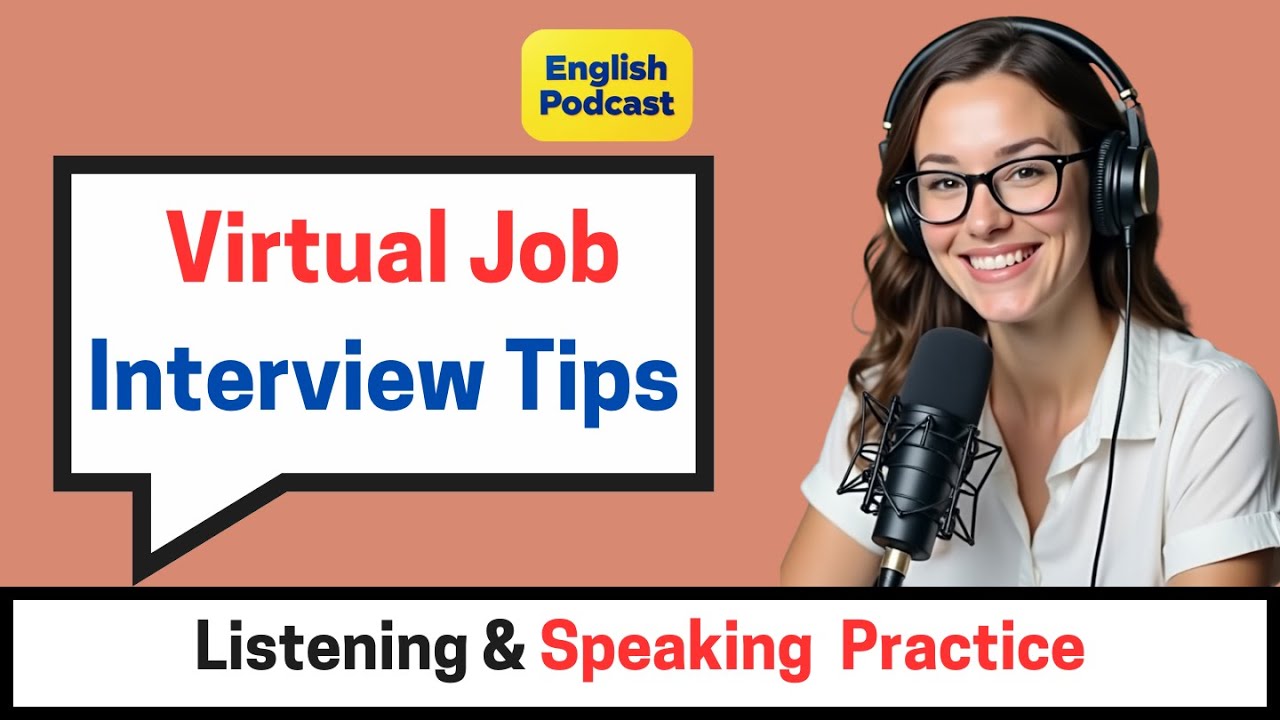 Top 10 Virtual Job Interview Tips || Best Tips for Online Interview || English Podcast - YouTube
