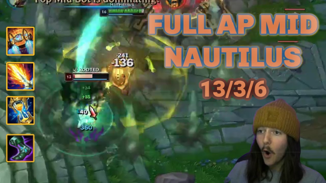 How to DOMINATE MID LANE as Full AP NAUTILUS | Full Jack's Season 11 ...