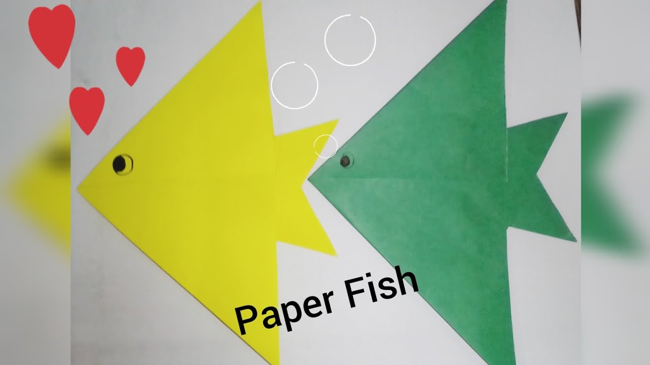 DIY How to Fold or How to make Beautiful paper Fish || Origami Fish ...