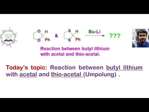 Alkyl lithium reaction with acetal and thio-acetal: complete ...