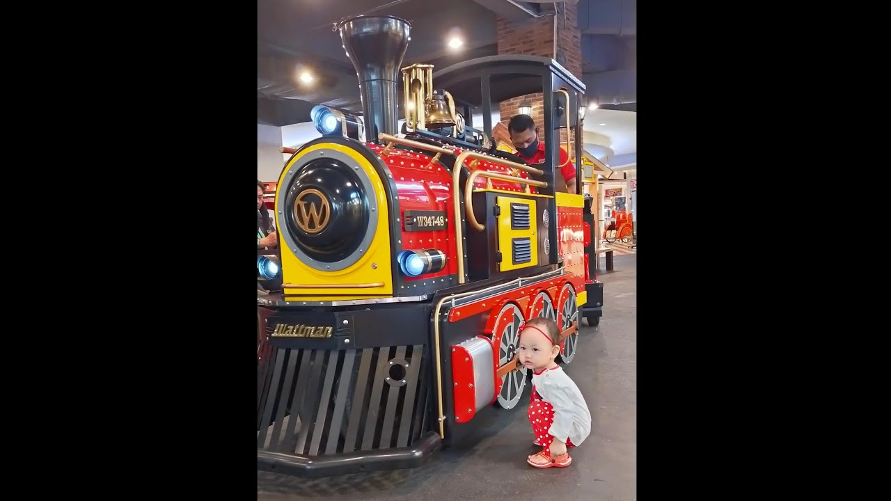 📹 V-Log | 🚂🚃🚃🚃 Her Very First Choo-Choo Train Ride - YouTube