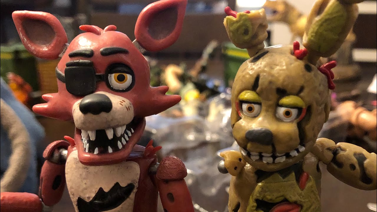 Reviewing the foxy and spring trap figures - YouTube