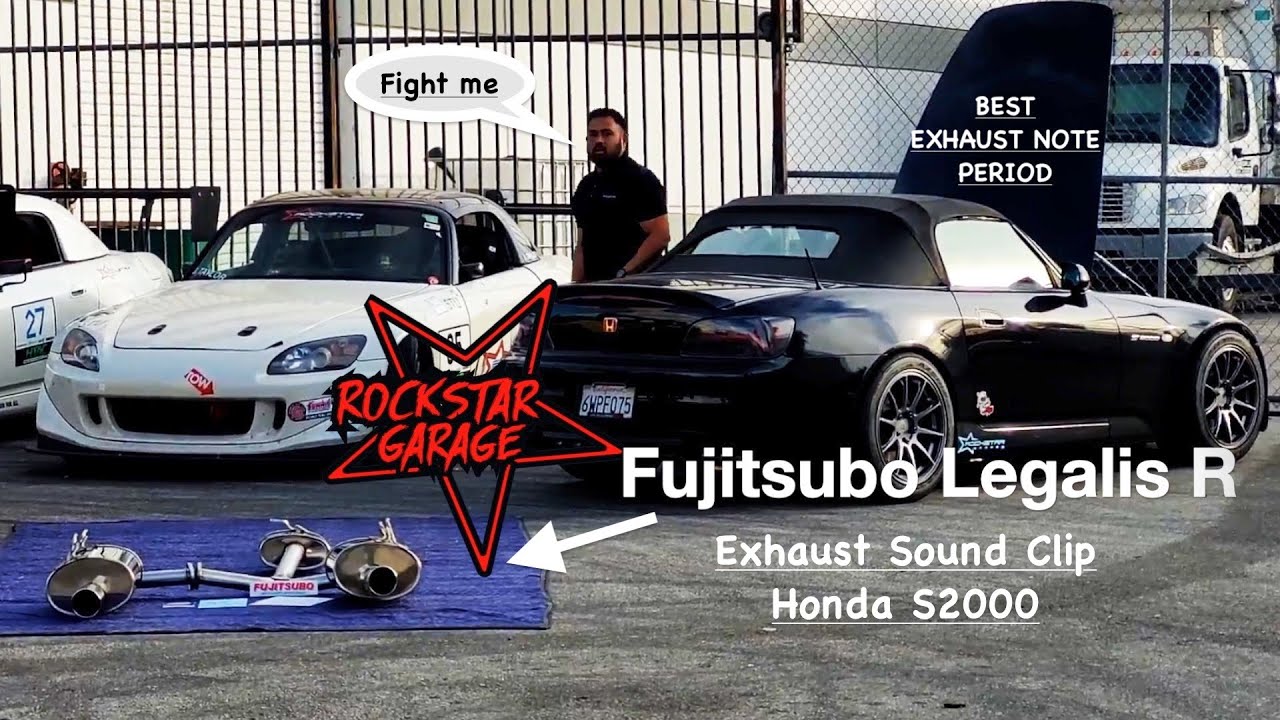 RSG Presents: Fujitsubo Legalis R S2000 Exhaust Soundclip (HD/HQ) - YouTube