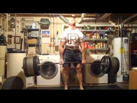 750 Pound Deadlift for a Double, Speed Pulls, 750 18" Box Squat - YouTube