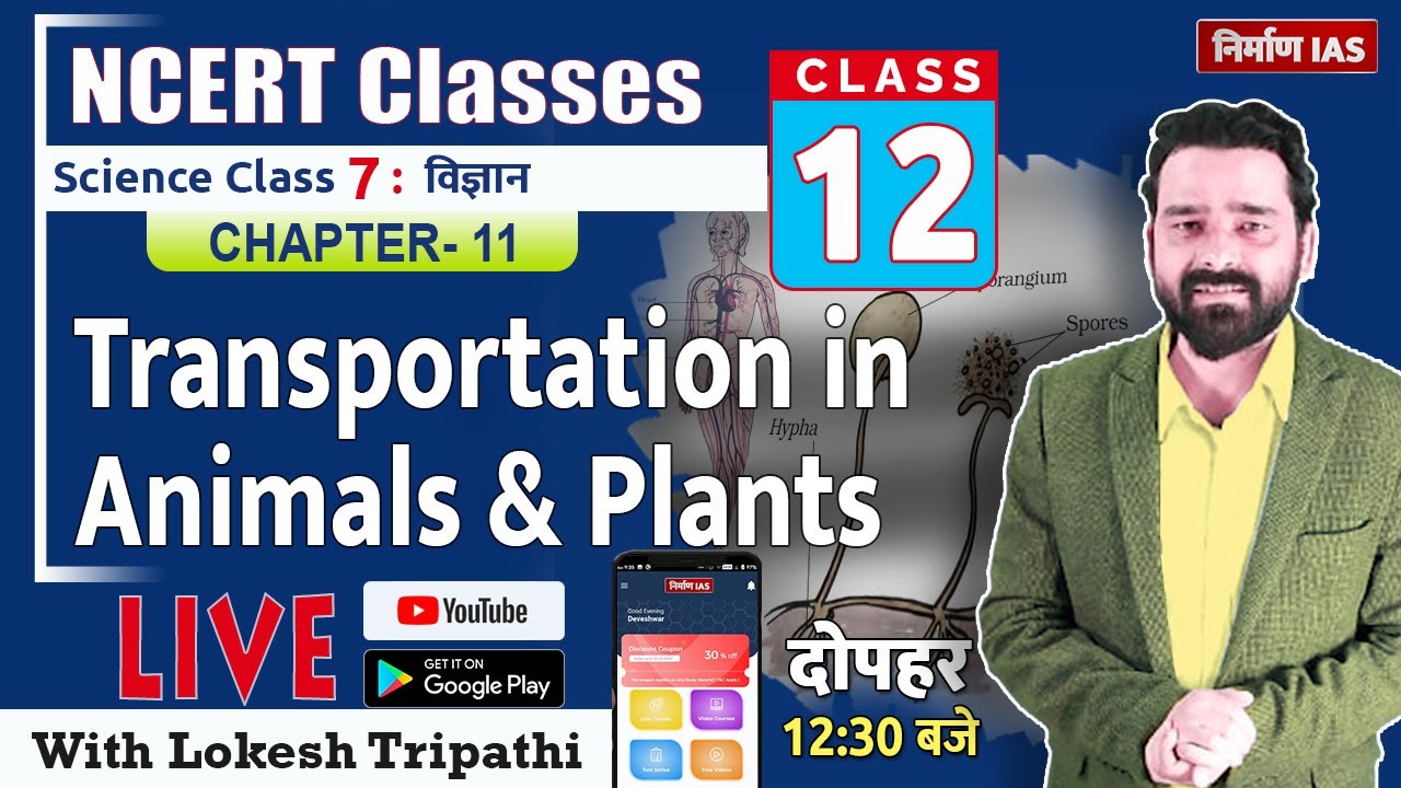 NCERT Science Class- 7: Chapter- 11-12 Transportation in Animals ...