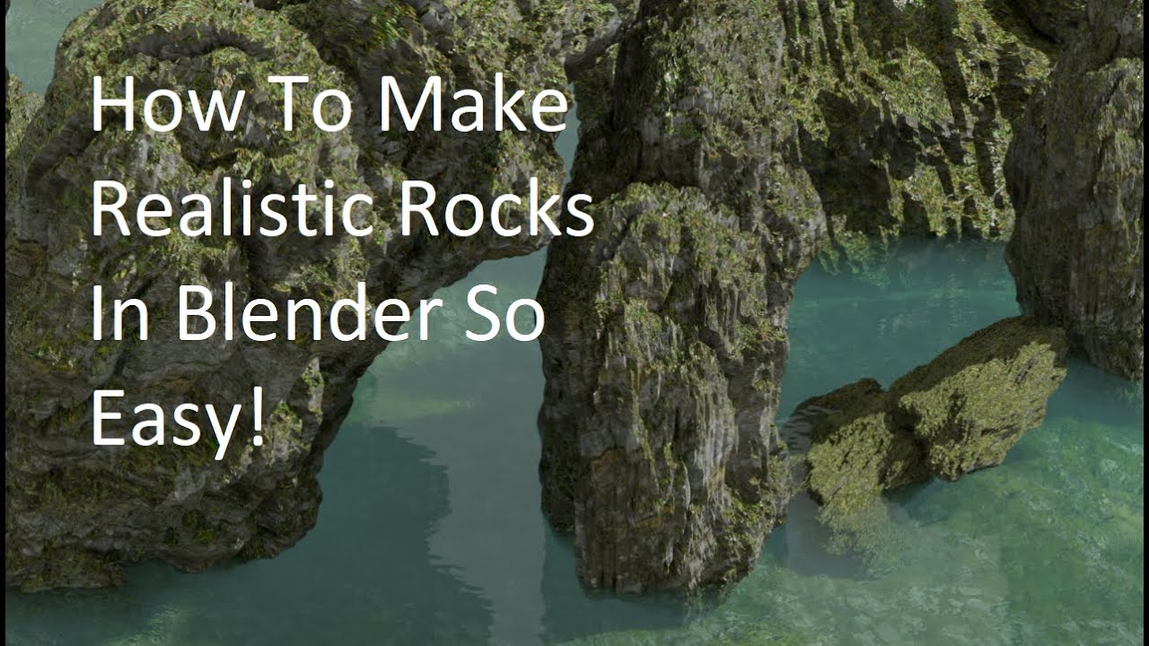 How To Make Realistic Rocks In Blender So Easy! - YouTube