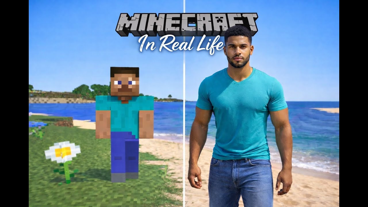 MINECRAFT in REAL LIFE | Al Transformation -You Won't Believe MINECRAFT ...
