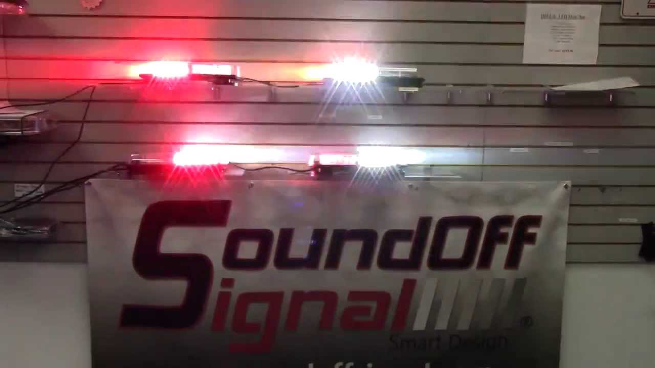 SoundOff Signal LED Pinnacle Bar Options/Configurations - YouTube