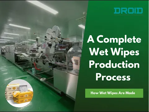 Wet wipes production store