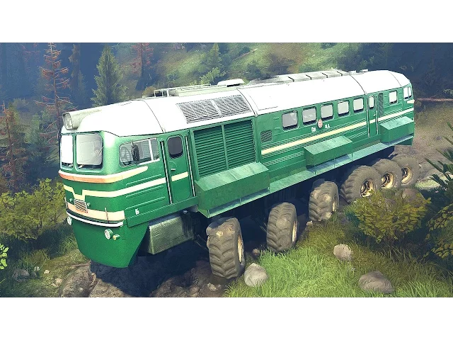The Legend of Russia's Lost Diesel-Electric 12x12 Overlanding Train