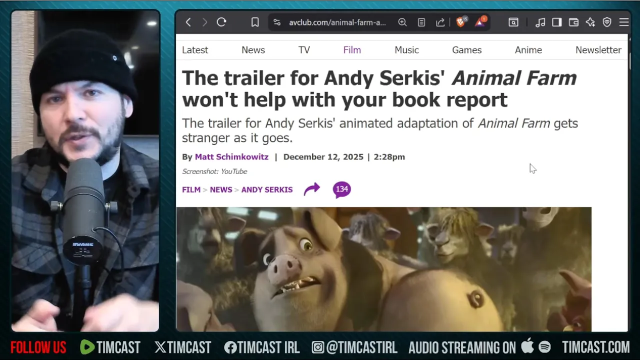 Animal Farm Film IS PRO COMMUNIST Proving Orwell RIGHT (Video ...