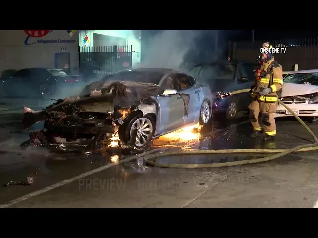 Tesla Model S Bursts Into Flames Two Separate Times on Same Day ...