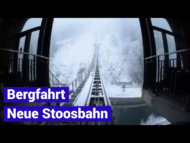How the 'Stoosbahn' Railway Climbs a Mountain as Steep as 47.7 Degrees