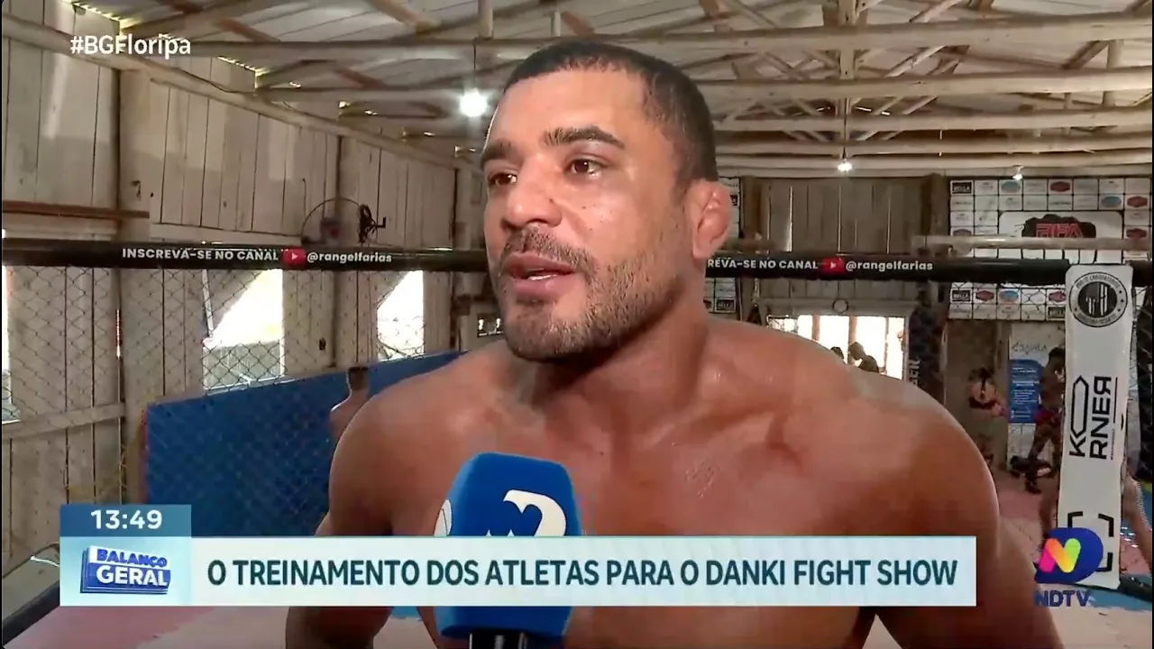 Preparação intensa dos atletas para o Danki Fight Show