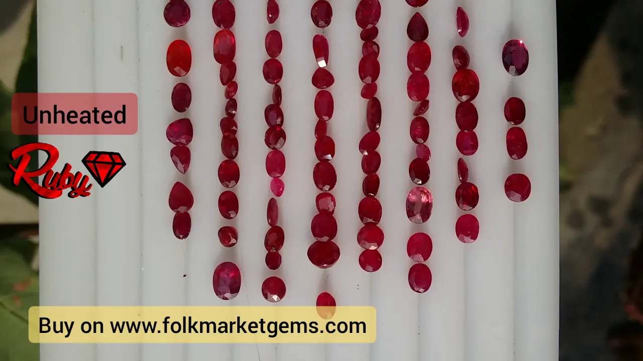 8 ct Ruby Stone | Natural Loose Rubies for Sale – Folkmarketgems