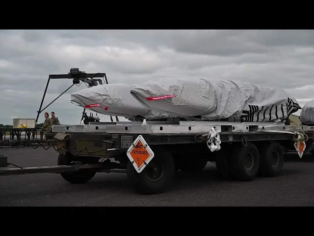 B-1B Fires JASSM Missile During Long-Range Training Sortie From U.K.