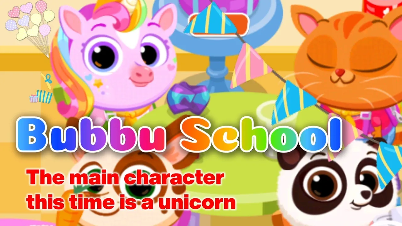 Bubbu School / The main character this time is a new character, a unicorn | ピーマサ猫ゲーム｜YouTubeランキング